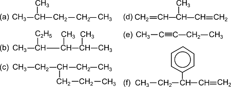 Give the name of the following compounds. | Homework.Study.com