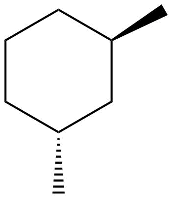 Draw the most stable chair conformation for the given molecule ...