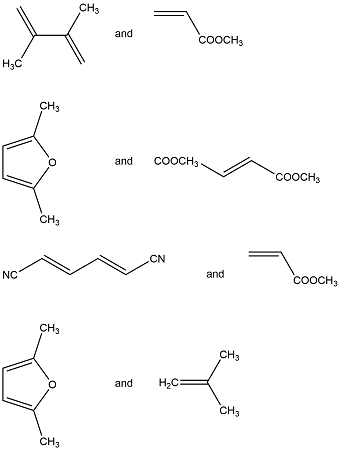 Indicate which of the following pairs of reagents will participate in a ...