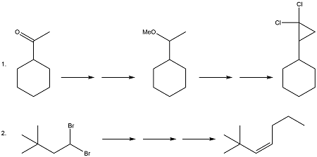 Complete the following reactions and provide the missing compound and ...