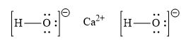 Draw the Lewis Dot structure for Ca(OH)_2. | Homework.Study.com