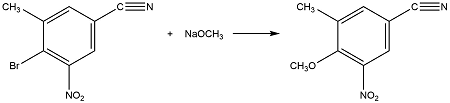 In the following aromatic nucleophilic substitution identify all of the ...