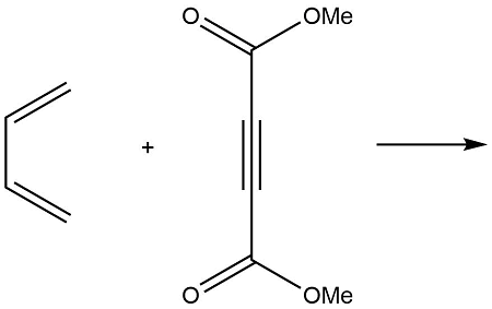 Predict the major product(s) for the following Diels-Alder reaction ...