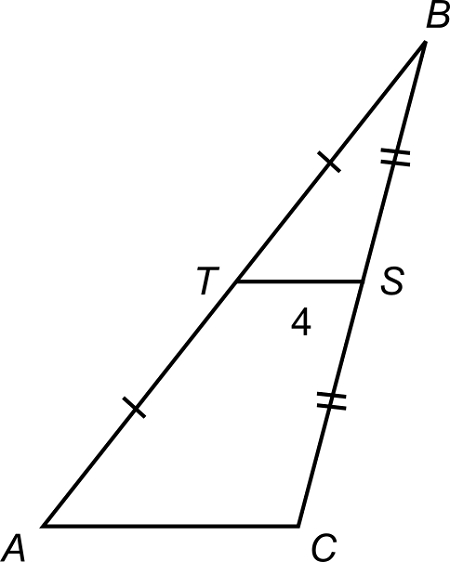 Find the missing length of AC. | Homework.Study.com