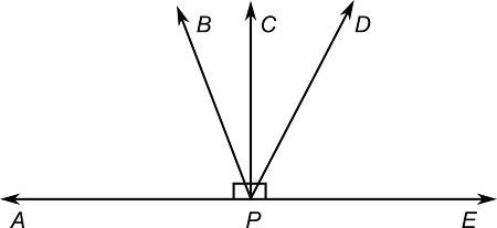 In the given figure, the measure of angle APB is 75 degrees and the ...