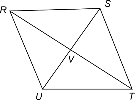 If the perimeter of RSTU is 72 and RV = 16, find RT and UV. | Homework ...