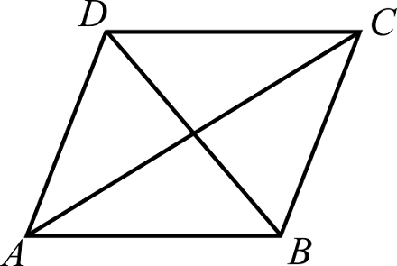 True or False? If ABCD is a rhombus, since its opposite sides are ...