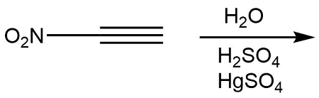 Draw the full mechanism of the reaction for the hydration of nitro ...