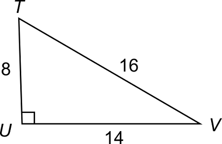 Find the sine, cosine, and tangent of angle T. | Homework.Study.com