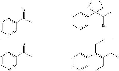 Provide the reagents required to complete the following reactions ...