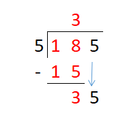 What is 185 divided by 5? | Homework.Study.com