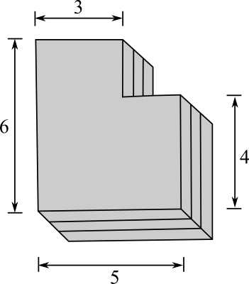 Find the volume of the given figure. | Homework.Study.com