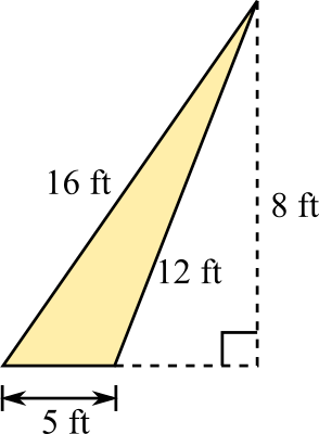Determine the perimeter and area of the given figure. | Homework.Study.com