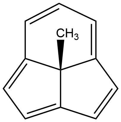 Determine the number of electrons present in the following cyclic ...