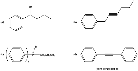 Synthesize the following compounds with your knowledge of organic ...