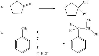 What are the missing reagents to carry out the following transformation ...