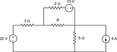 Find the maximum power that can be delivered to the resistor R in the ...