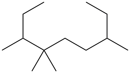 Provide the IUPAC name for this dimethyl dimethylheptane. | Homework ...
