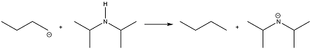 Draw the arrow-based mechanism of the following acid-base reaction ...