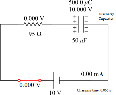 After a long time has progressed, what should be the voltage across the ...