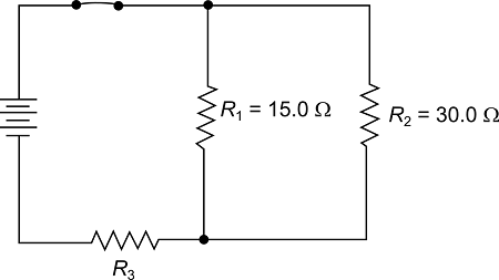 For the circuit shown in the diagram below, the potential difference of ...