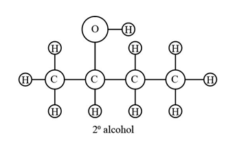 Draw and label stick-bond diagrams for three isomers of C_4H_{10}O one ...