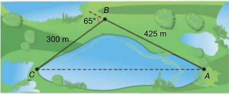 To approximate the length of a marsh using the provided figure, a ...