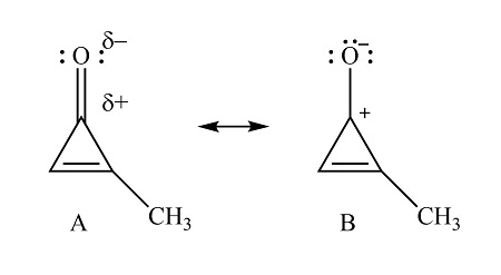 Cyclopropanone is highly reactive because of its large amount of angle ...