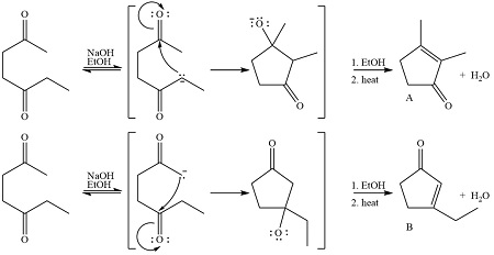 The major product formed by intramolecular aldol cyclization of 2,5 ...
