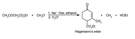 The third and fourth steps in the synthesis of Hagemann's ester from ...