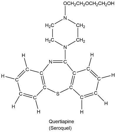 Quetiapine, marketed as Seroquel, is a heavily prescribed antipsychotic ...