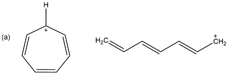 Consider the aromatic anions below and their linear counterparts. Draw ...