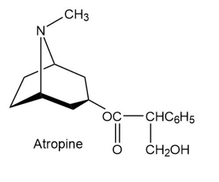 Atropine, C_{17}H_{23}NO_3, is a poisonous alkaloid isolated from the ...