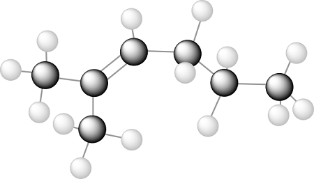 Show the product of the reaction of the following alkene with NBS ...