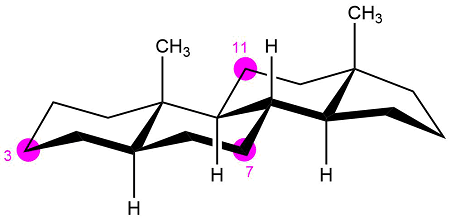 Tell whether the following substituent on a steroid is axial or ...