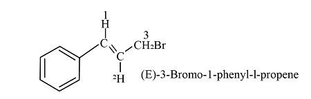 3-Bromo-1-phenyl-1-propene shows a complex NMR spectrum in which the ...