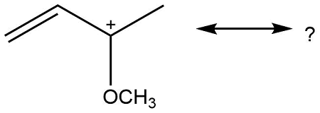 Carbocation can be stabilized by resonance. Draw the resonance forms ...