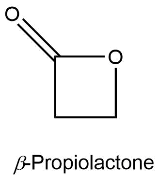 What is the structure of the polymer produced by the treatment of beta ...
