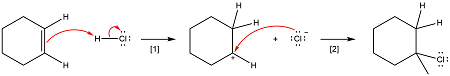 Consider the following two-step reaction: Draw the structure for the ...