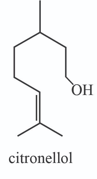 Oxidation of citronellol, a constituent of rose and geranium oils, with ...