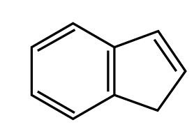 Treatment of indene with NaNH_2 forms its conjugate base in a Br ...