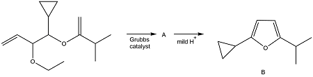 Identify A in the following reaction scheme, and draw a stepwise ...
