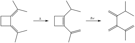 Classify the given pericyclic reaction as an electrocyclic reaction ...