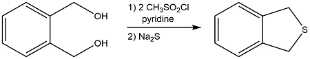The following two-step procedure was used to prepare a sulfide from a ...