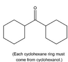 Write the steps for forming the given compound from cyclohexanol using ...