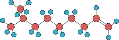 Name the alkene depicted in the ball-and-stick model, and draw the ...