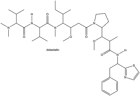 Classify the amides in dolastatin, an anticancer compound isolated from ...