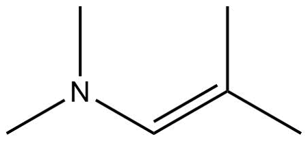 What carbonyl compound and amine are formed by the hydrolysis of the ...