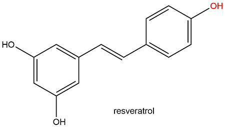 Resveratrol is an antioxidant found in the skin of red grapes. Its ...