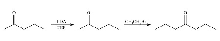 How can pentane-2-one be converted to the below compound? | Homework ...